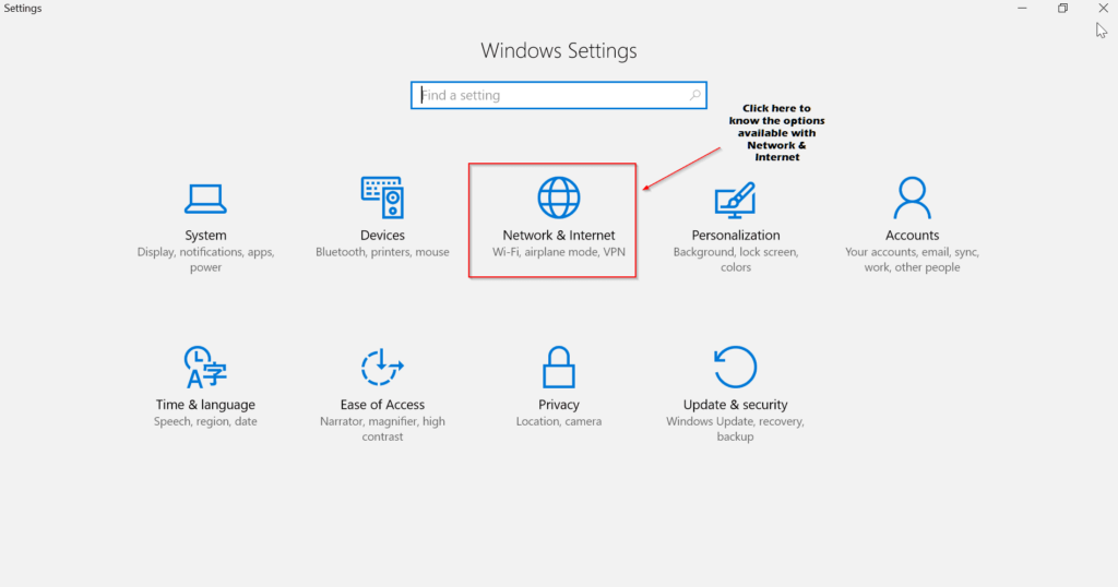 Guide Network And Also Internet Settings In Windows 10 Explanation Of Each Option Amadaun